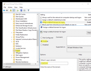 Change the Default Logon Domain Name in Windows - Power Sysadmin Blog