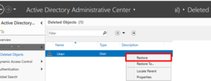 Active Directory Recycle Bin: How to Enable and Restore Delete Objects ...