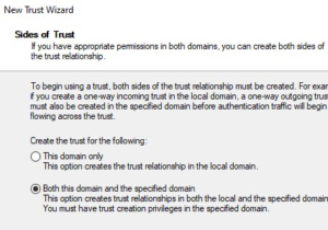 Create Trust Relationship Between Active Directory Forests - Power ...